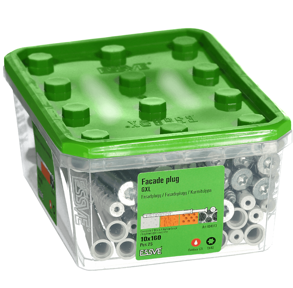 FASADEPLUGG-SKRUE SH 10X160 FZV-25